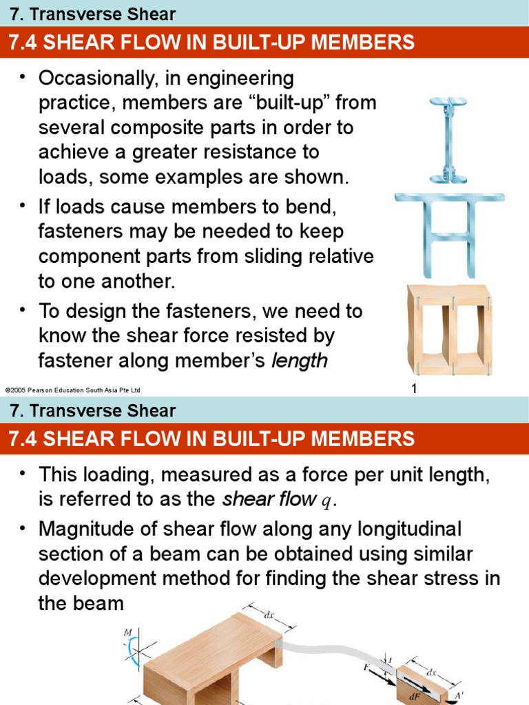 Hibbeler, Mechanics of Materials-Transverse Shear 2 | PDF | Beam ...