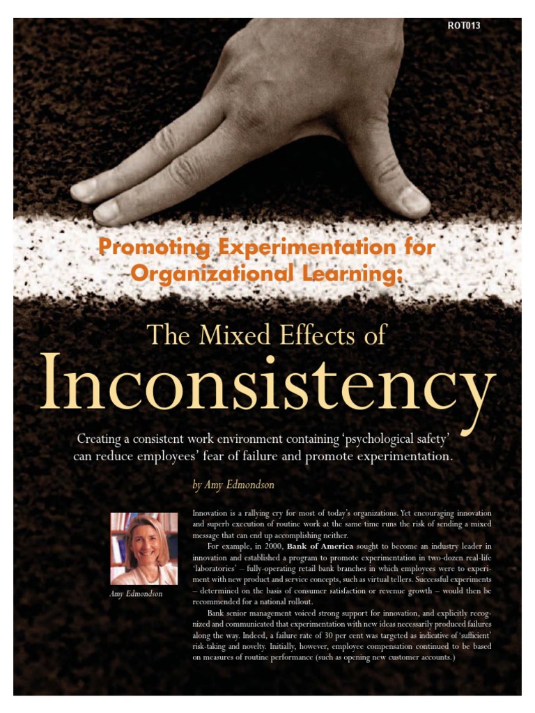 The Mixed Effects Of: Inconsistency | PDF | Risk | Experiment