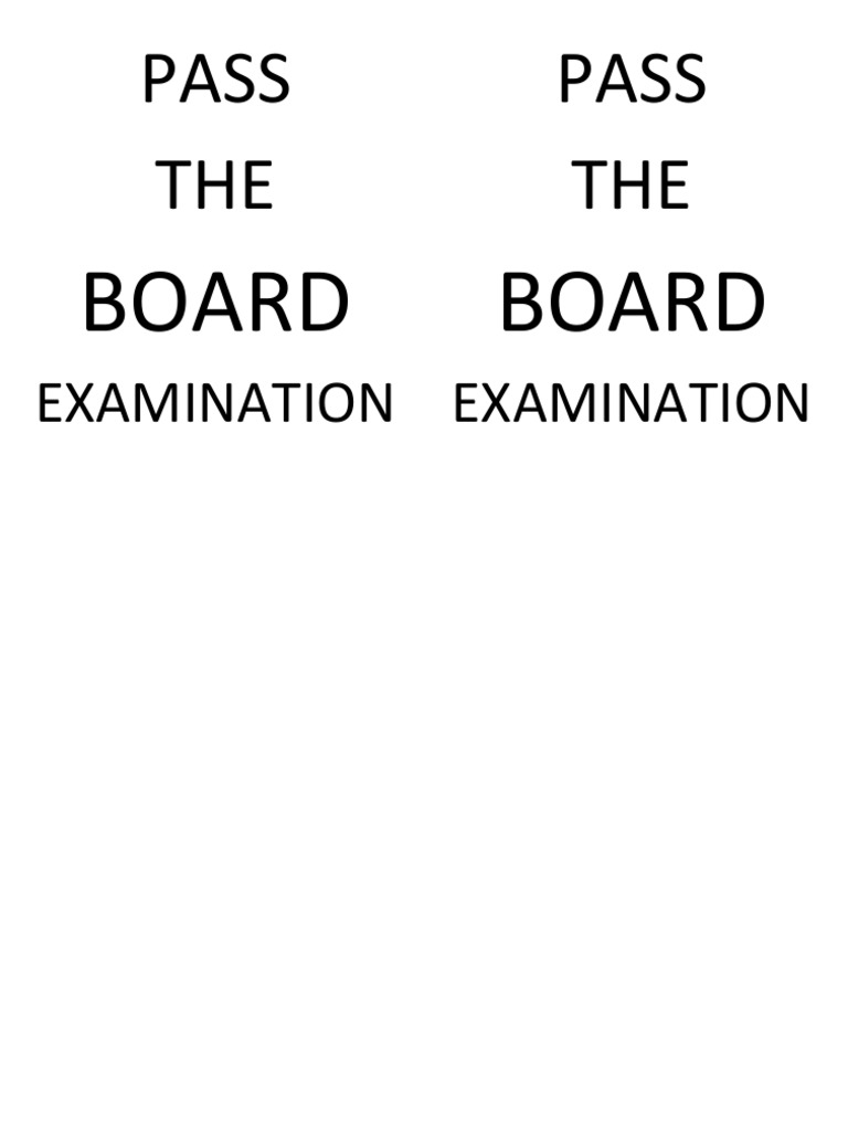 Pass THE Pass THE: Board Board | PDF