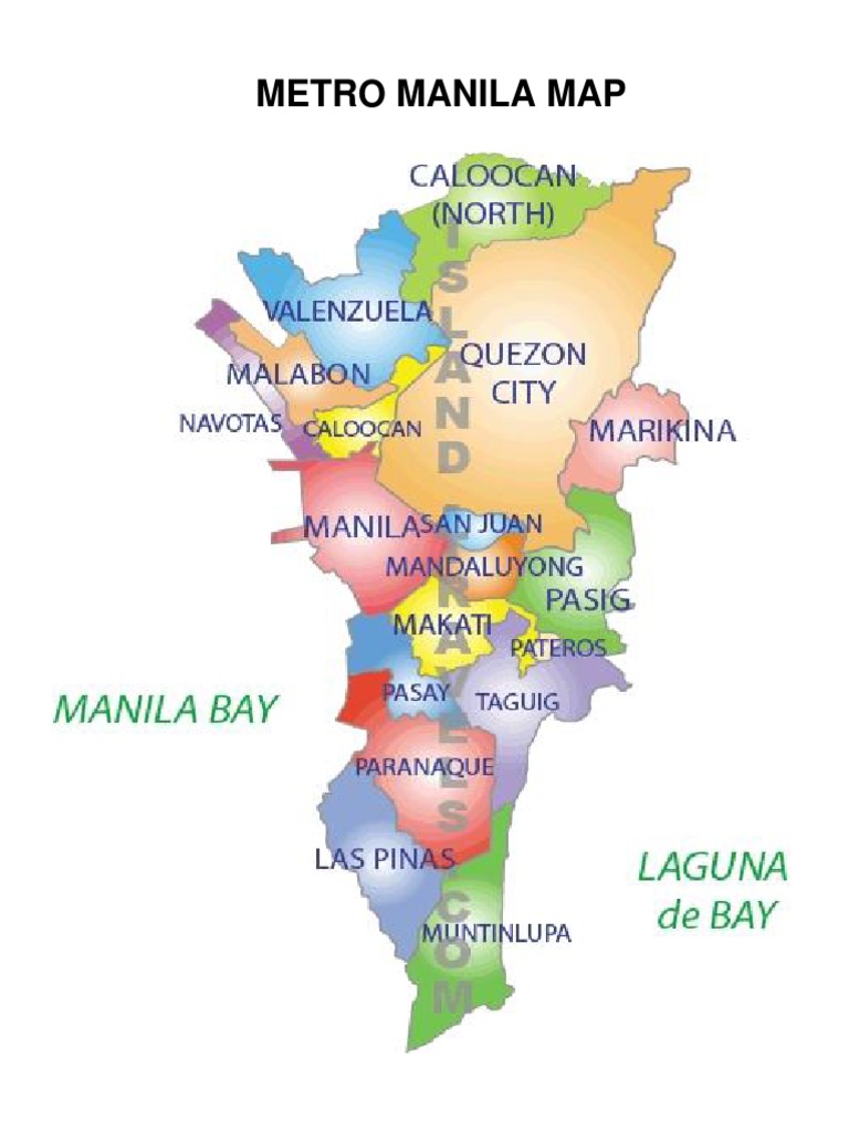 Metro Manila Map