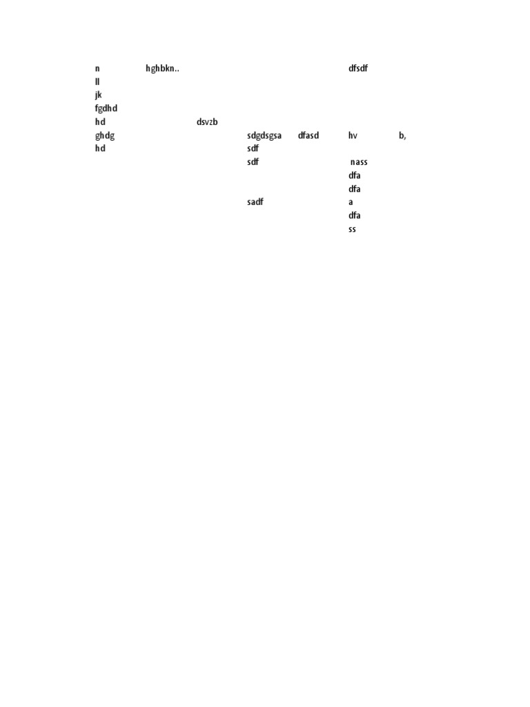 Unreadable Text Document | PDF