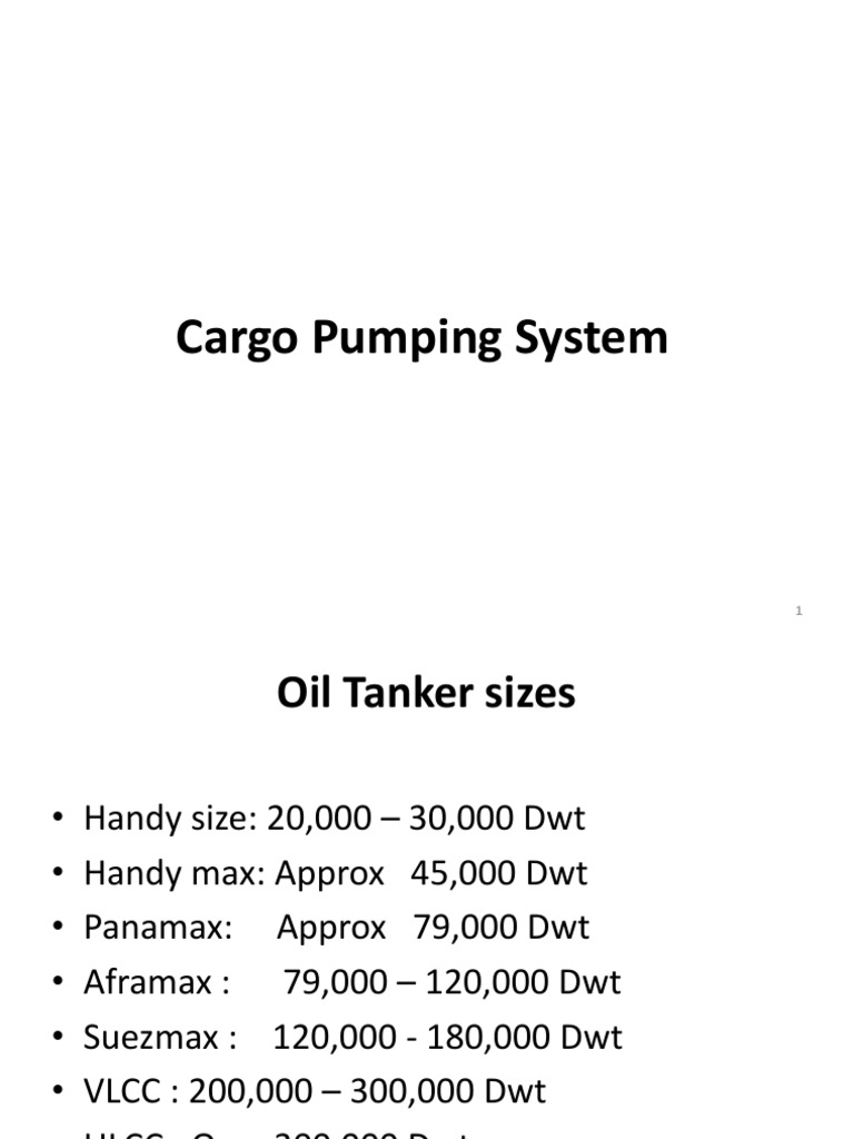 Cargo Pumping System | PDF | Oil Tanker | Gases