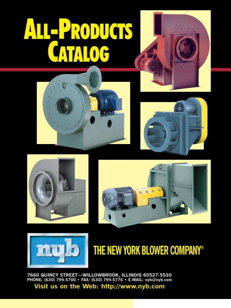 New York Blowers | PDF | Hvac | Duct (Flow)