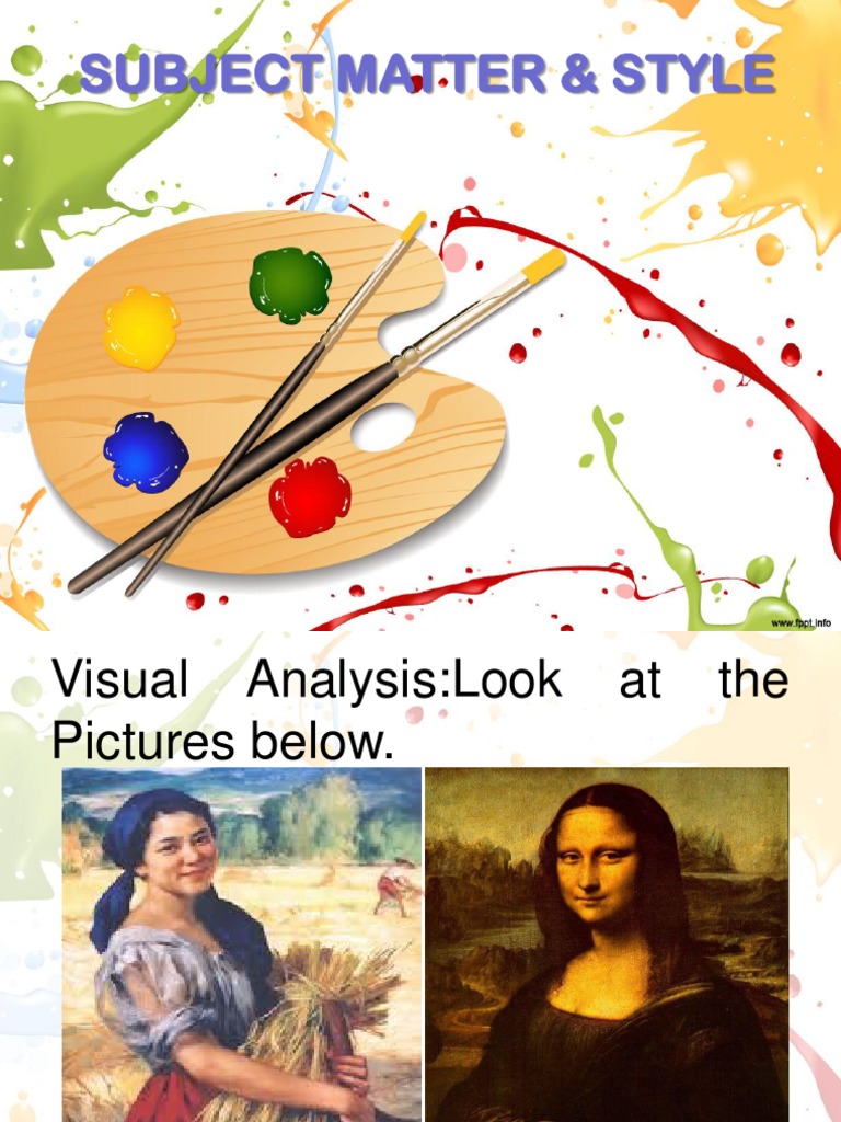 Arts Subject Matter Lecture | PDF | Paintings | Art Media