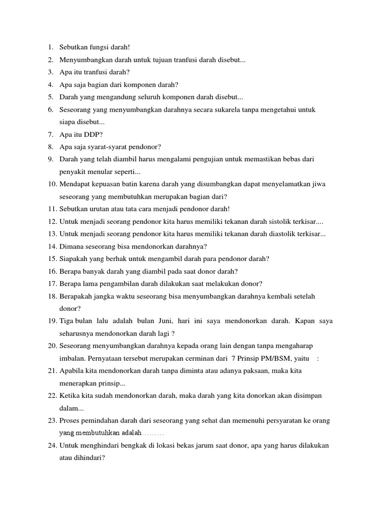 Contoh Soal PMR | PDF