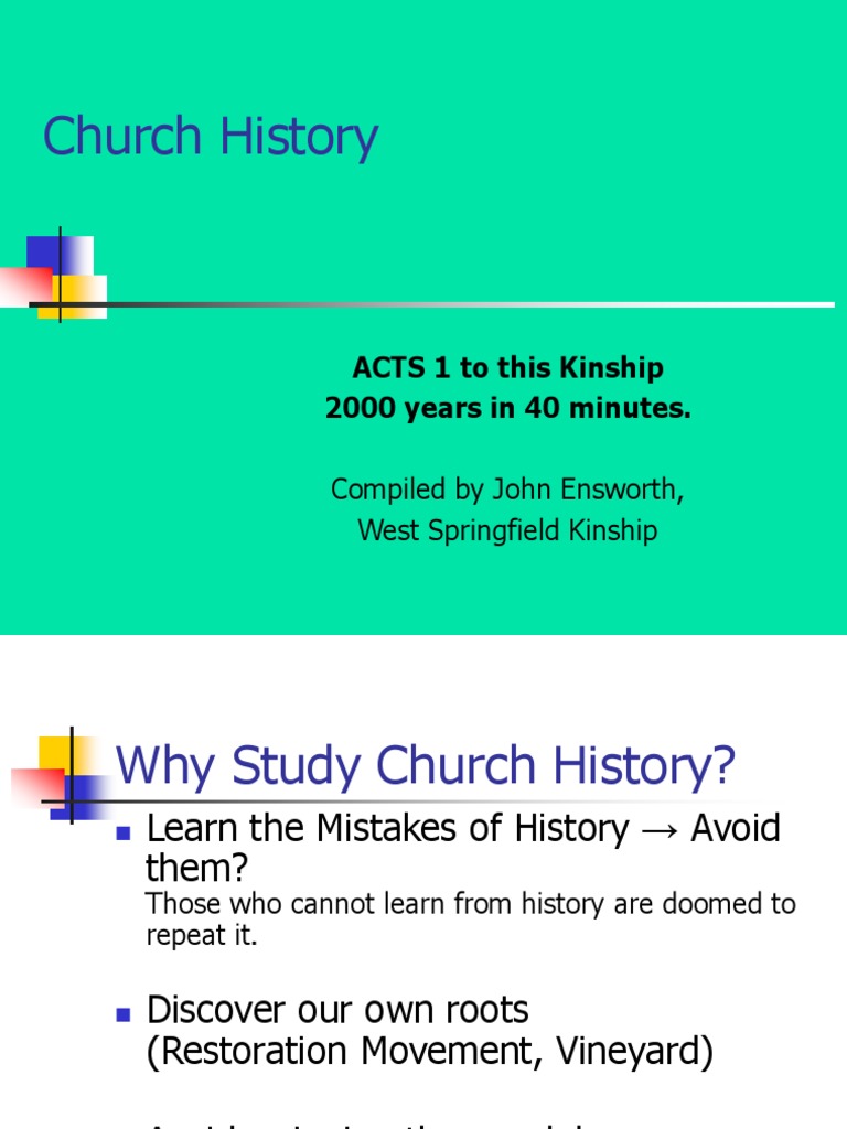 Church History | PDF | Protestantism | Christian Denomination