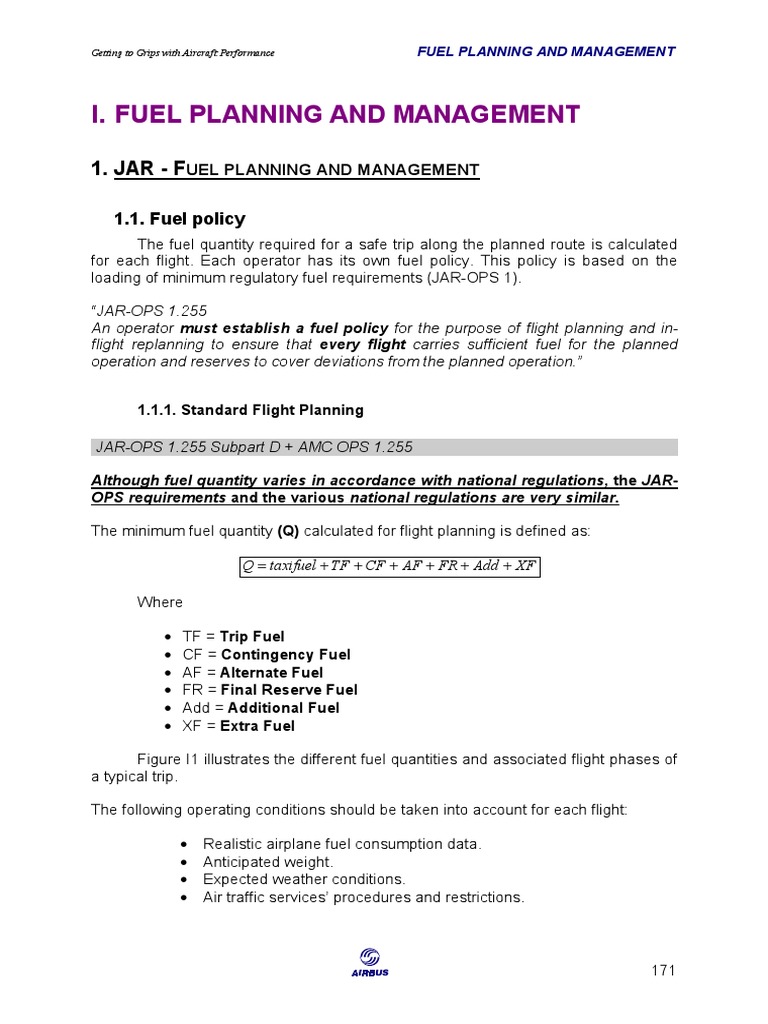 Fuel Planning and Management PDF | PDF | Airport | Contiguous United States