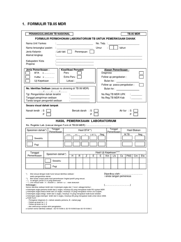 petunjuk isi FORMULIR TB 05 MDR-2.docx