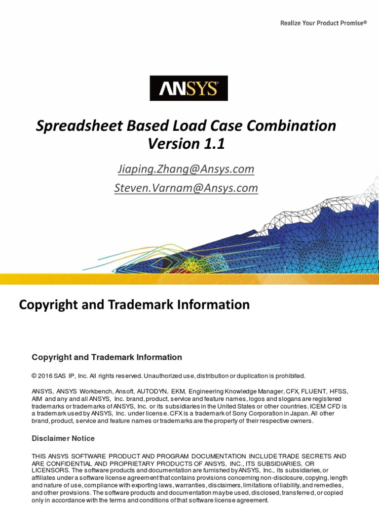 Spreadsheet Based Load Case Combination Help | PDF | Trademark ...