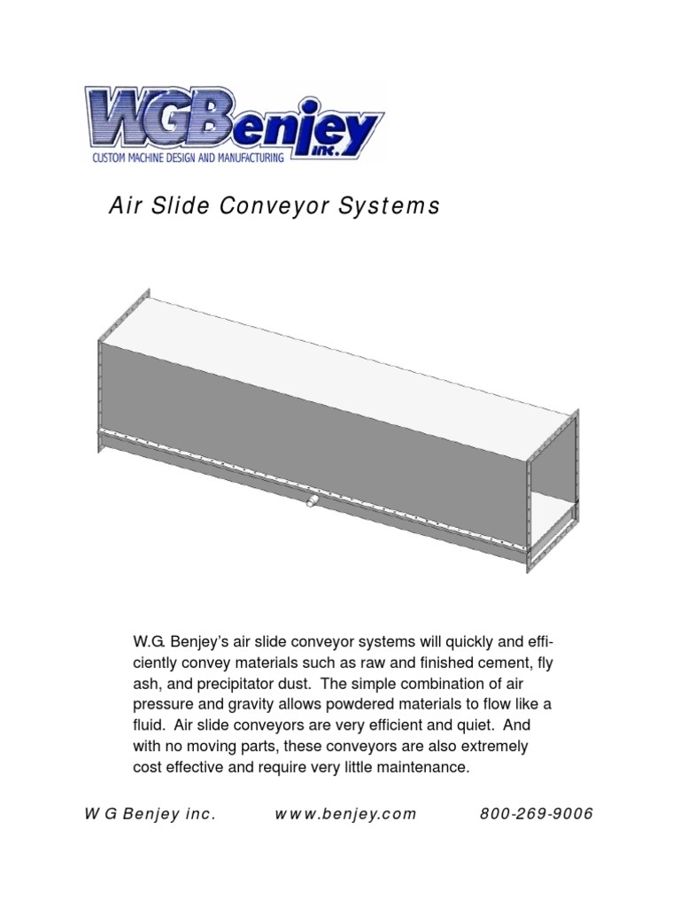 Air Slide Conveyor Systems | PDF | Mechanical Engineering | Nature