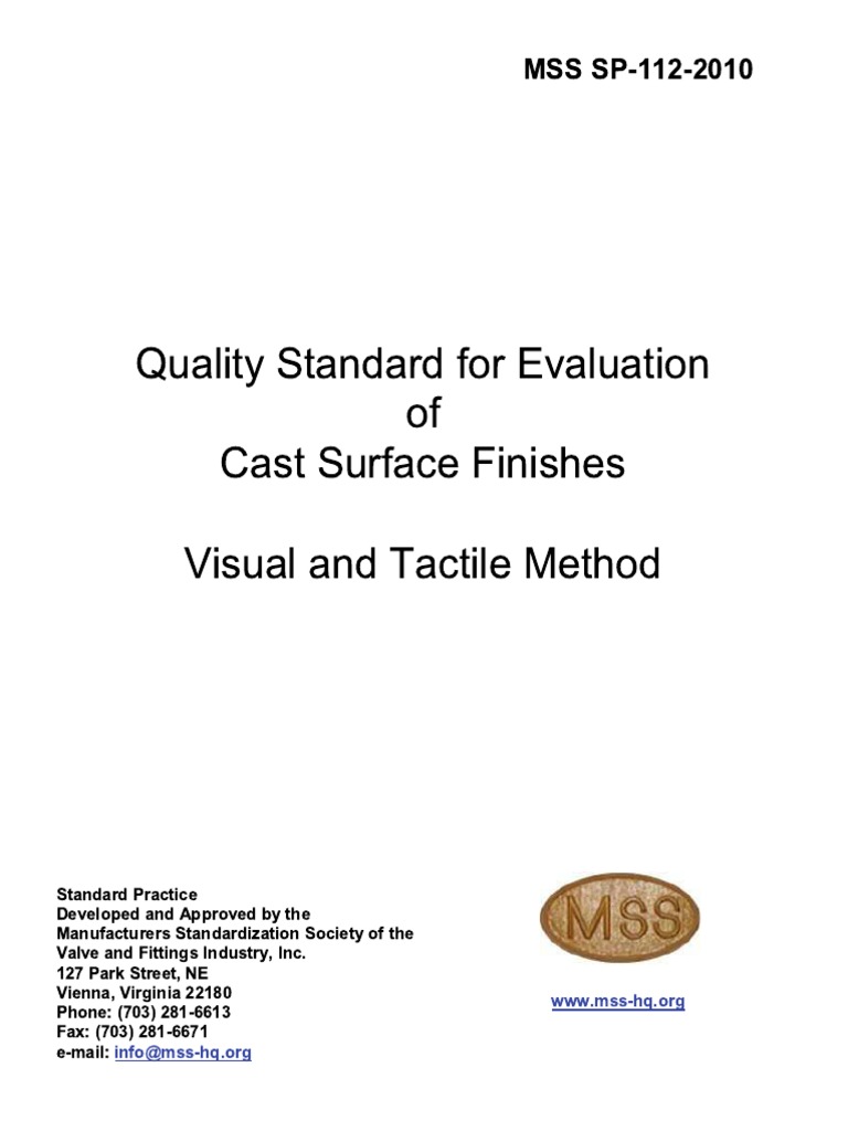 MSS SP-112-2010 | PDF | Valve | Pipe (Fluid Conveyance)