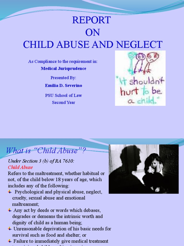Child Abuse Power Point Presentation | PDF | Nature | Child Abuse