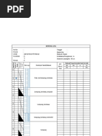 Contoh Template Boring Log Via - Ms Excel | PDF | Physical Sciences | Earth Sciences