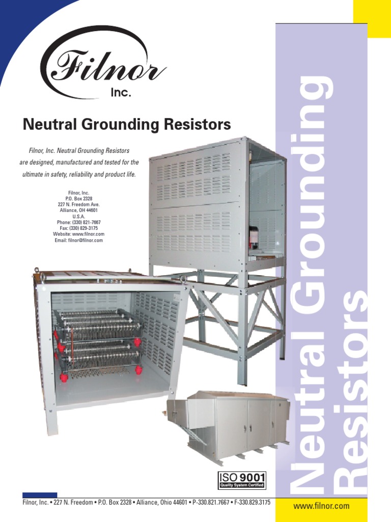 NGR Brochure 2009 | PDF | Resistor | Equipment
