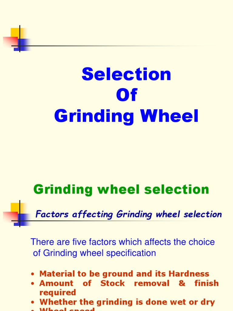 Basics of Grinding | PDF | Grinding (Abrasive Cutting) | Crafts