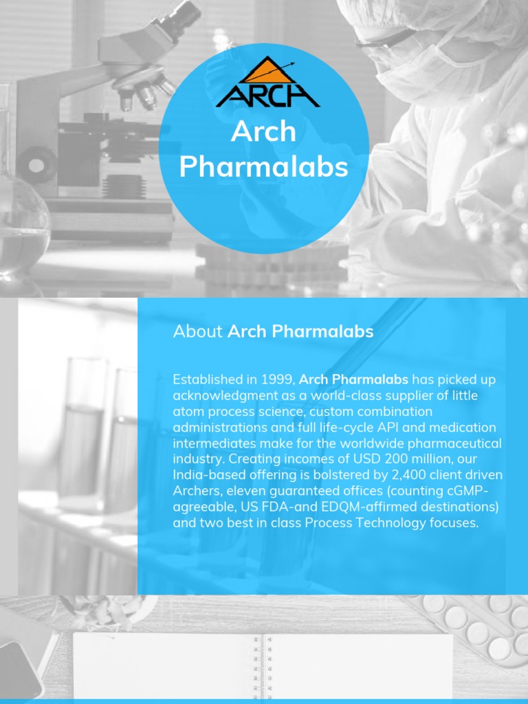 Arch Pharmalabs API & Intermediates Overview | PDF | Drugs | Medicinal ...