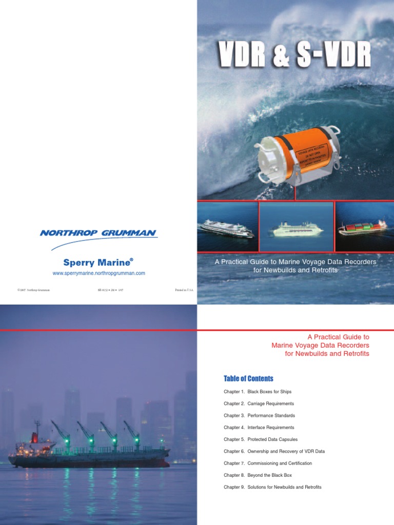 VDR S-VDRGuide PDF | PDF | Tonnage | Flight Recorder