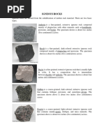 Densities of Typical Rock Types and Minerals PDF | PDF | Rock (Geology ...