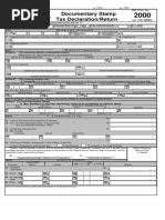 BIR Form 2000: Documentary Stamp Tax Guide | PDF | Taxes | Payments
