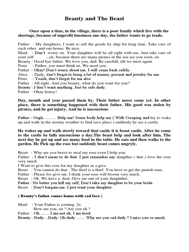 Beauty and The Beast | PDF