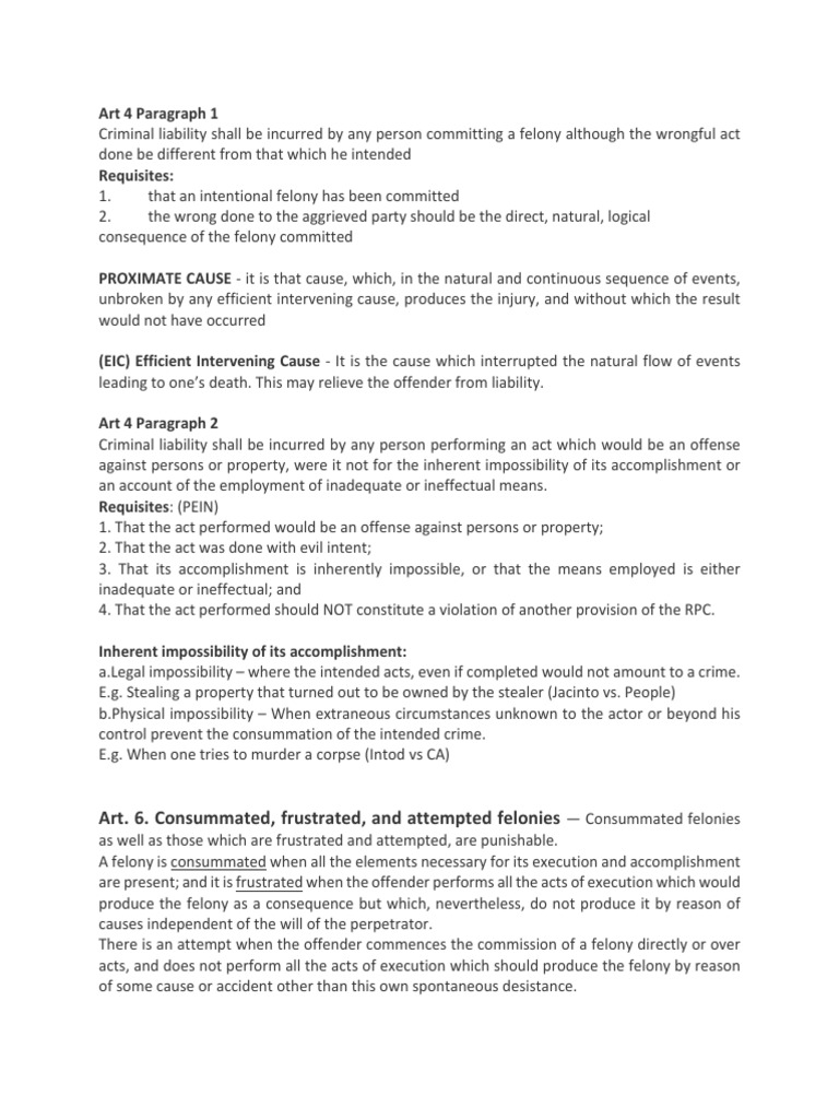 Analysis of the Elements, Requisites, and Types of Criminal Liability ...