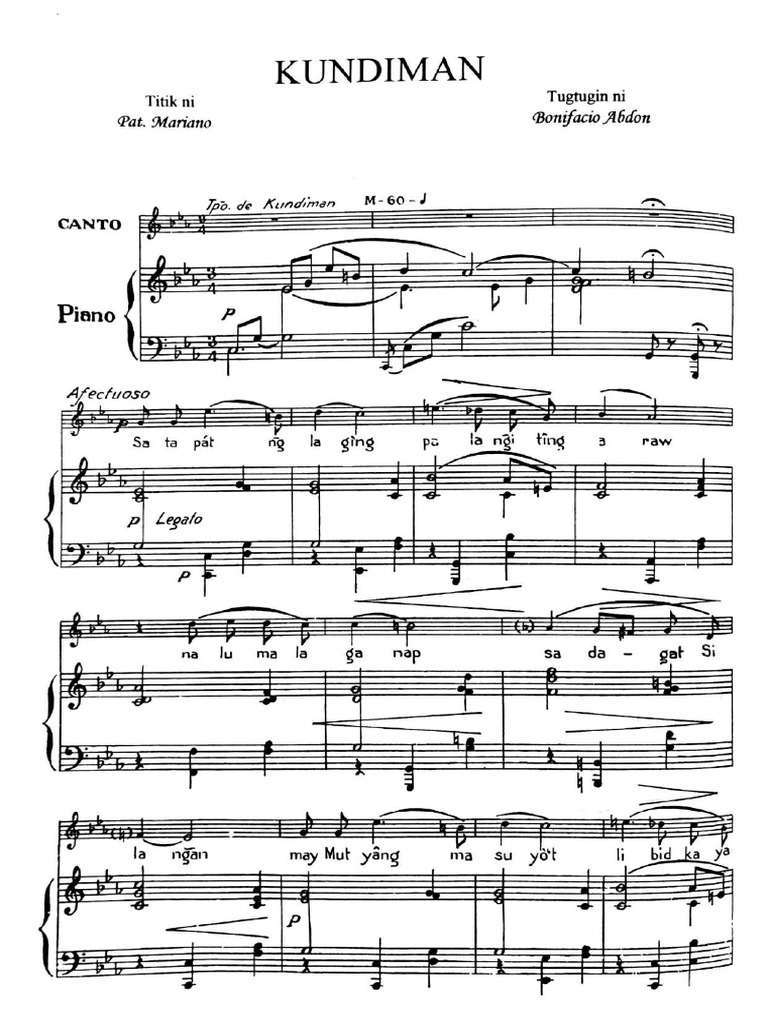 ABDON, BONIFACIO - Kundiman PDF