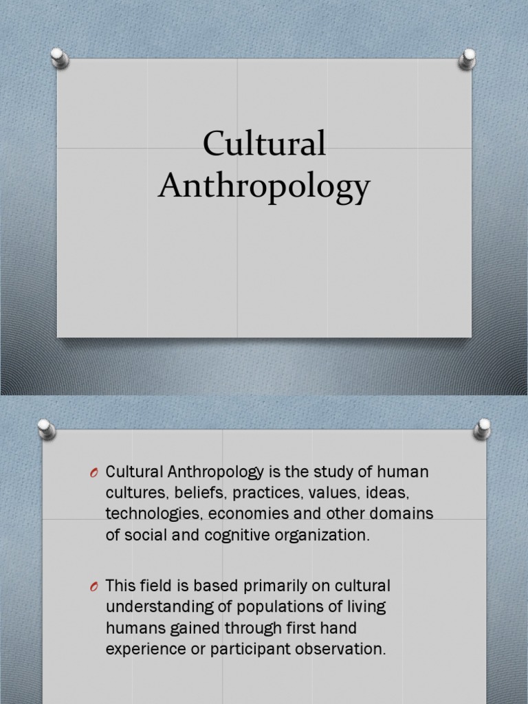 Cultural Anthropology | PDF | Anthropology | Cultural Anthropology