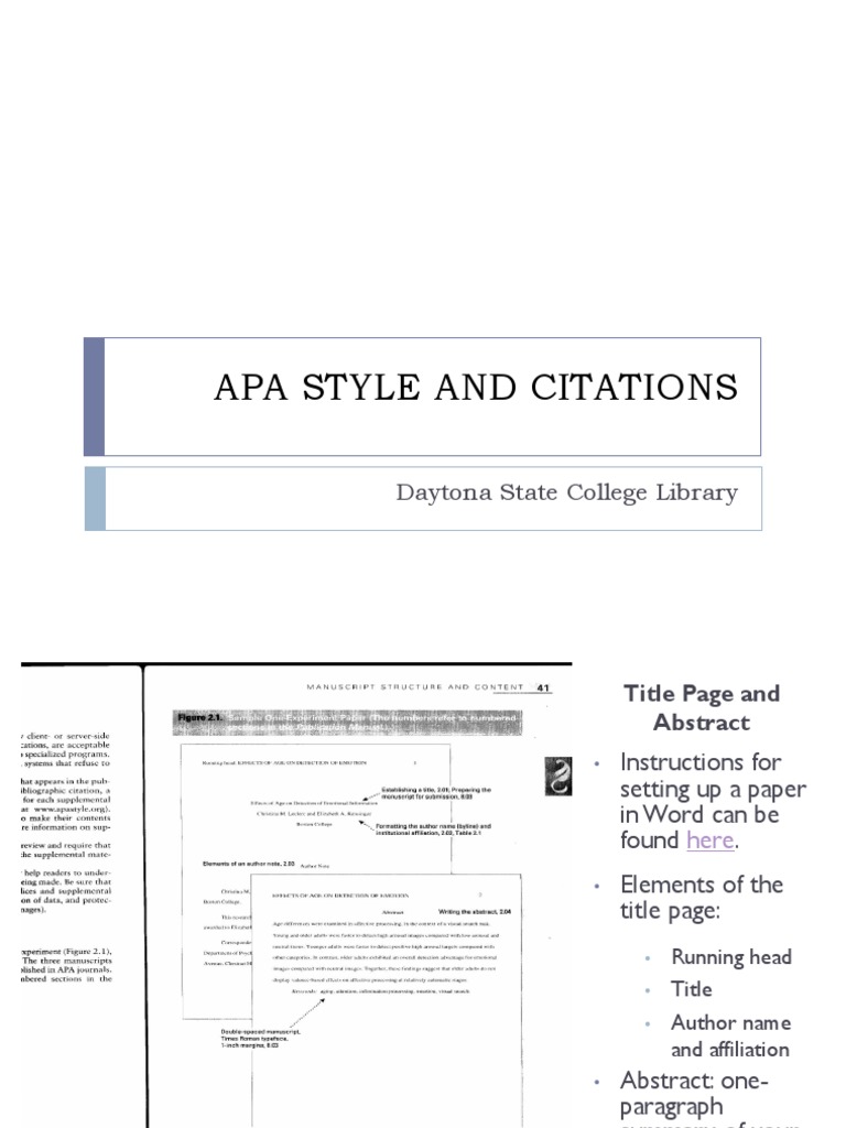 Apa Style and Citations | PDF | Digital Object Identifier | Citation