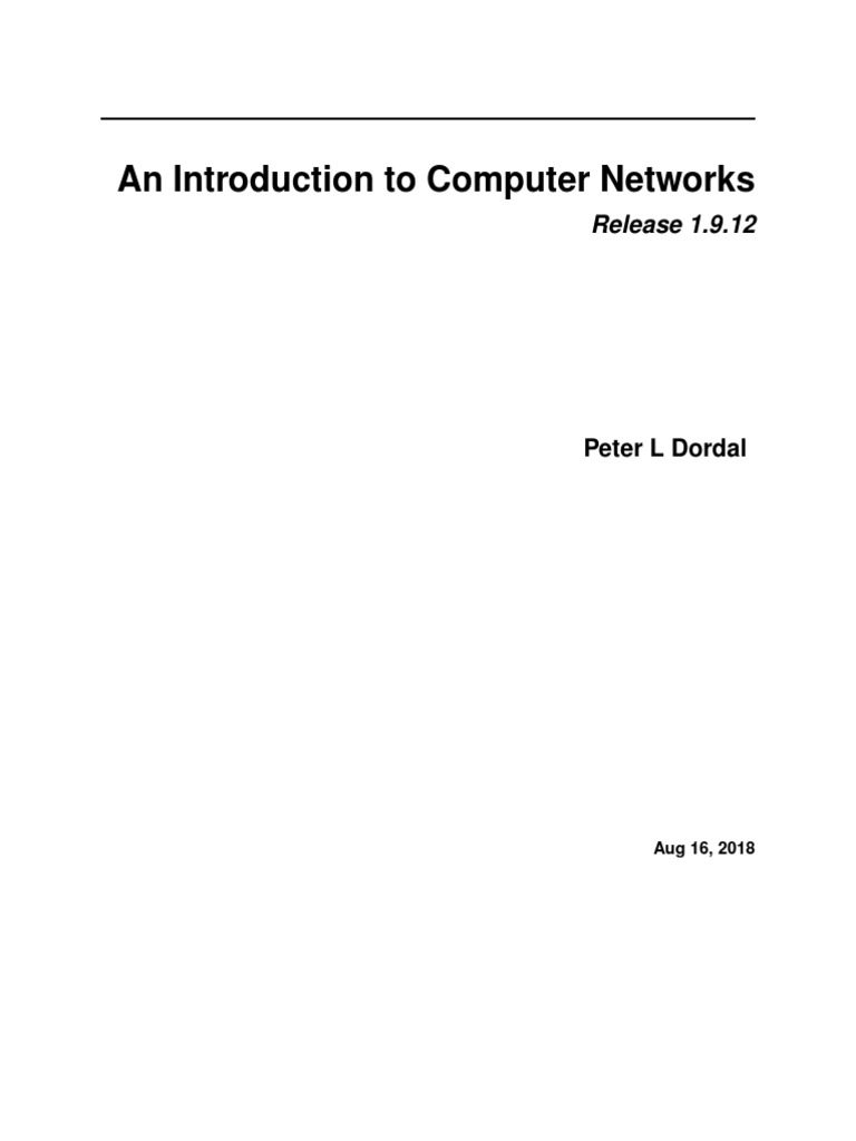 Computer Networks | PDF | I Pv6 | Osi Protocols