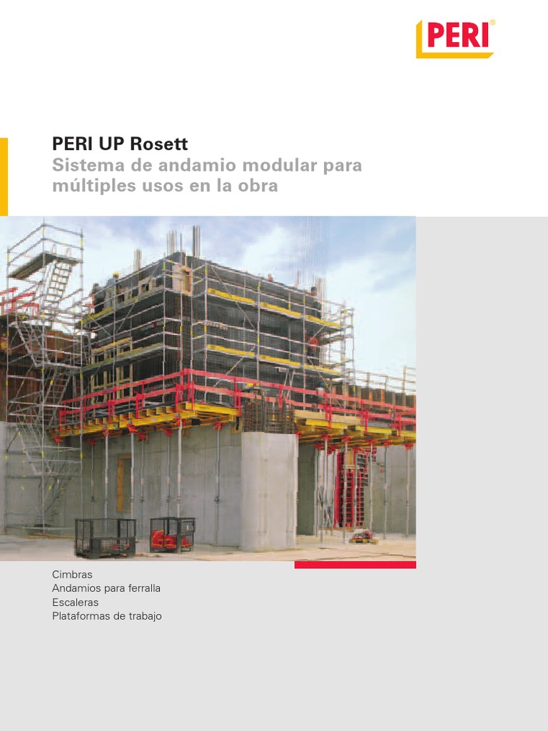 Peri Up Rosett Catalog | PDF | Andamio | Ingeniería de Edificación