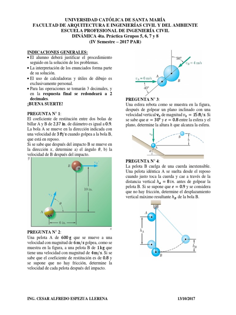 Practica Cal4 | PDF | Velocidad | Fricción