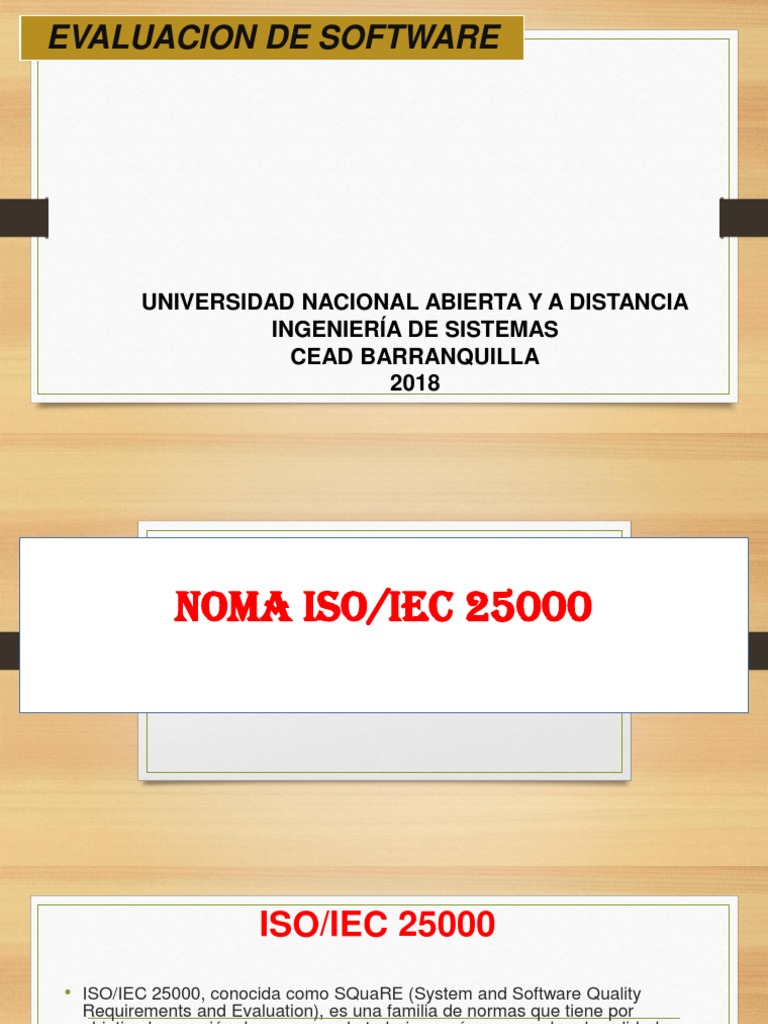 Norma Iso-Iec 25000 | PDF | Software | Proceso de desarrollo de software