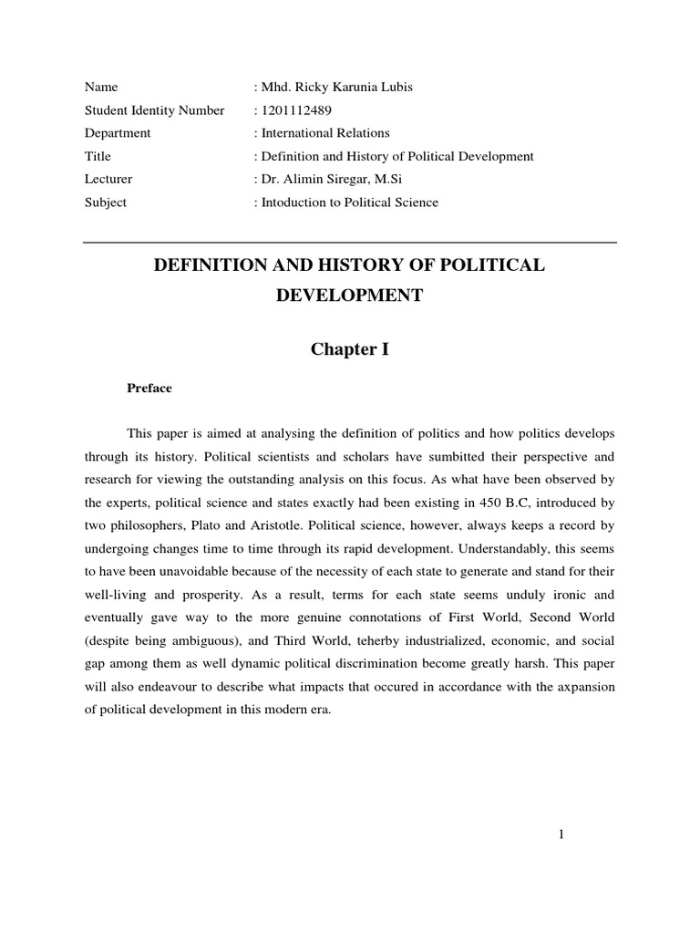 Introduction To Political Science | PDF | Political Science | Science