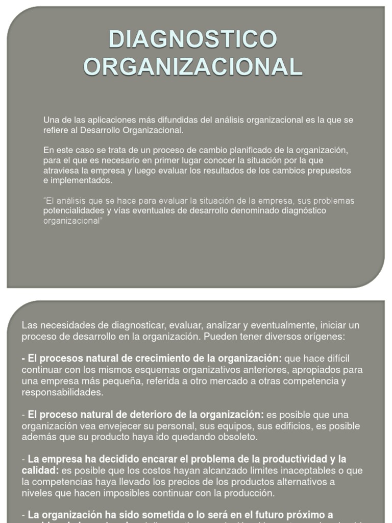Diagnostico Organizacional | PDF | Comunicación | Ciencia cognitiva