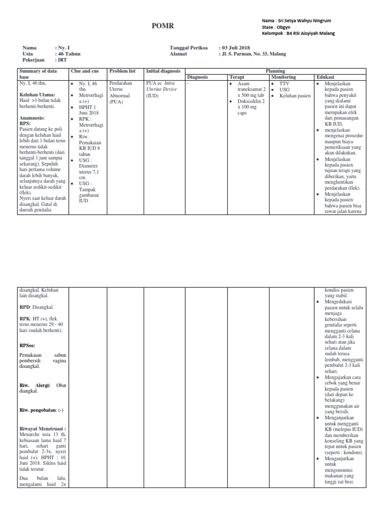 (Revisi) POMR - Sri Setya Wahyu Ningrum | PDF