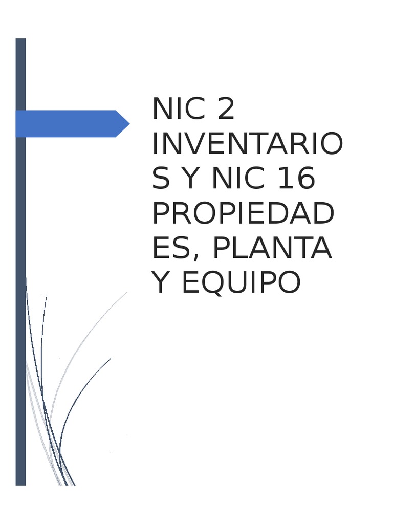 Valor Neto Realizable según NIC 2 | PDF | Costo | Contabilidad