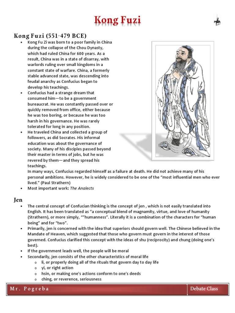 Kong Fuzi | PDF | Confucianism | Confucius