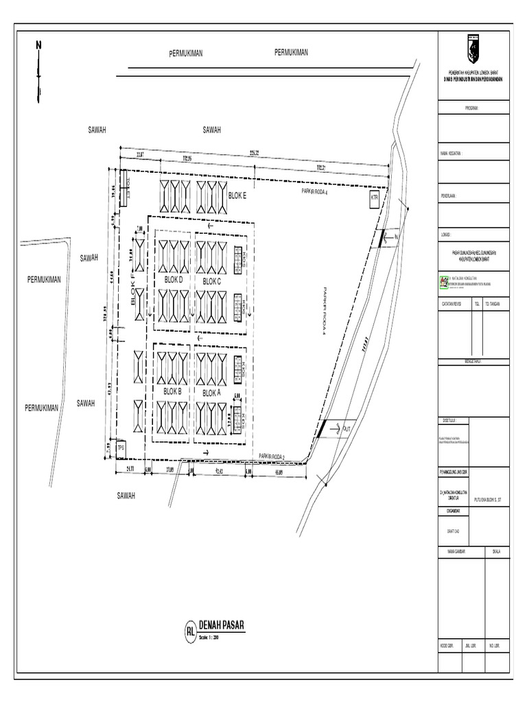Denah Pasar 2b | PDF