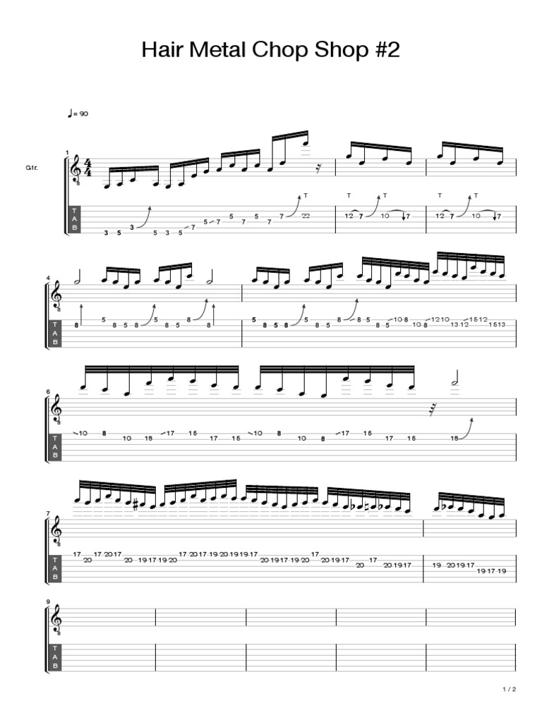 Hair Metal Chop Shop #2 PDF | PDF