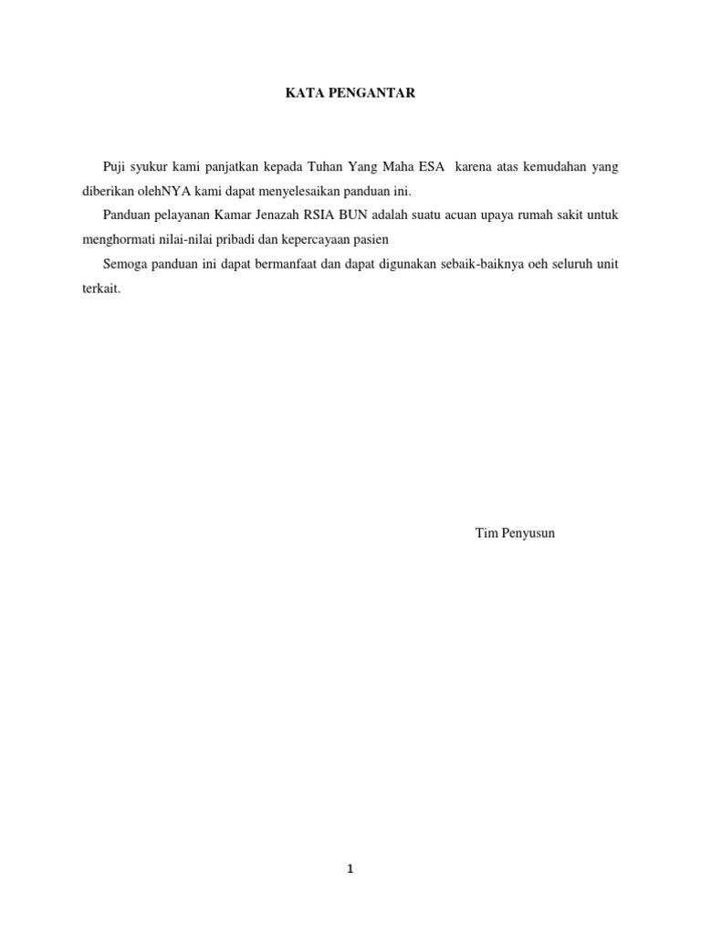 Panduan Kamar Jenazah | PDF | Sains & Matematika