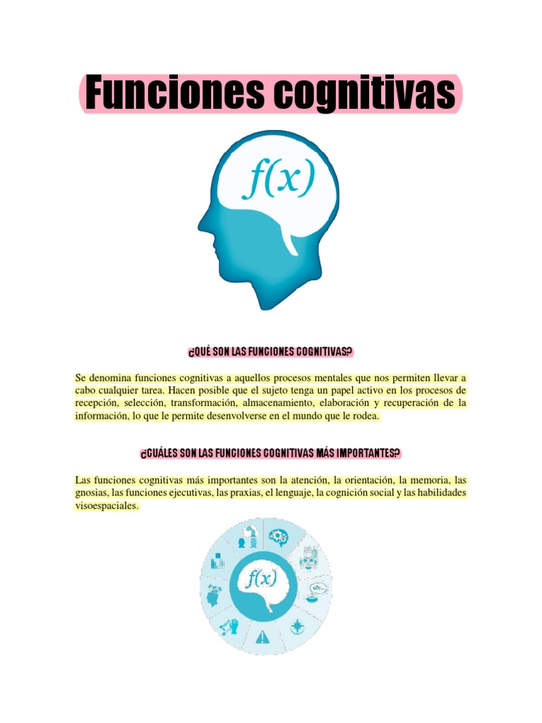 Funciones Cognitivas | PDF | Atención | Memoria