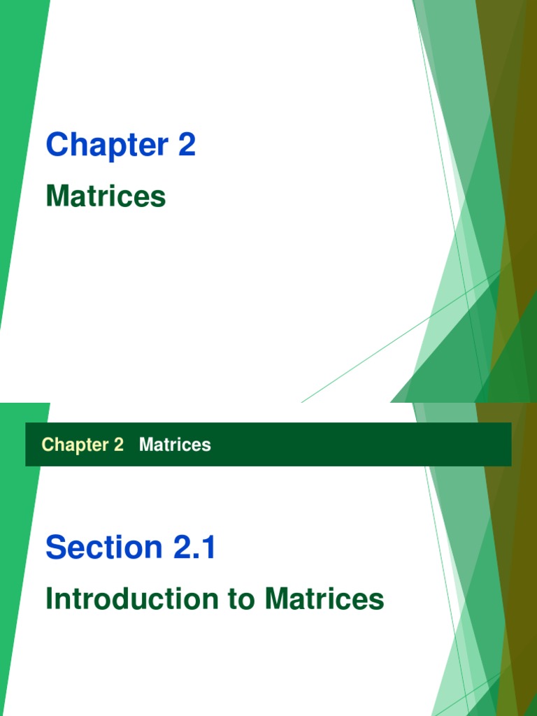 Chapter2 20170912 | Download Free PDF | Matrix (Mathematics) | Determinant