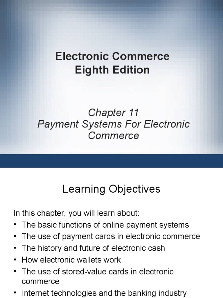 Electronic Commerce Eighth Edition | PDF | Credit Card | Payments