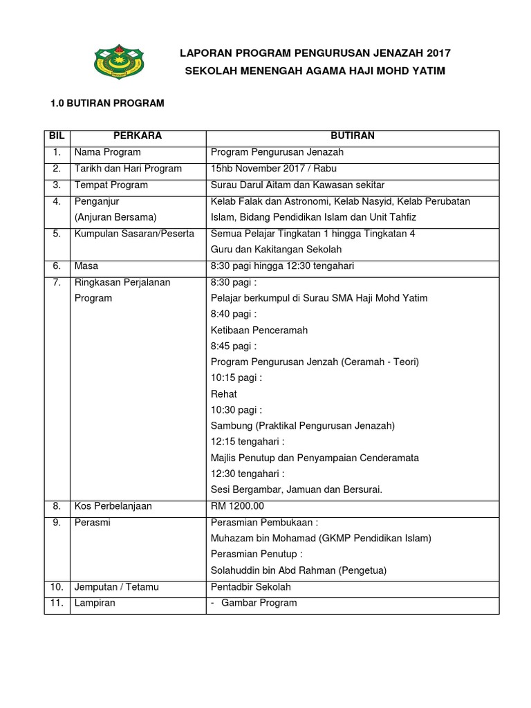 Laporan Program | PDF