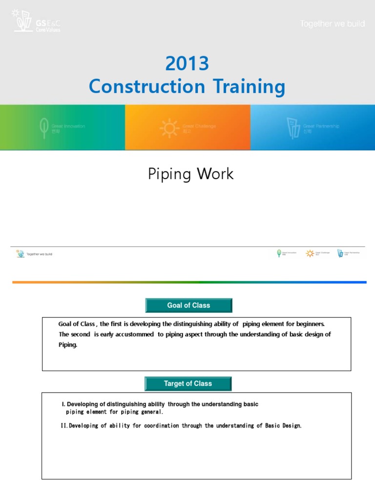 Piping Work | PDF | Valve | Pipe (Fluid Conveyance)