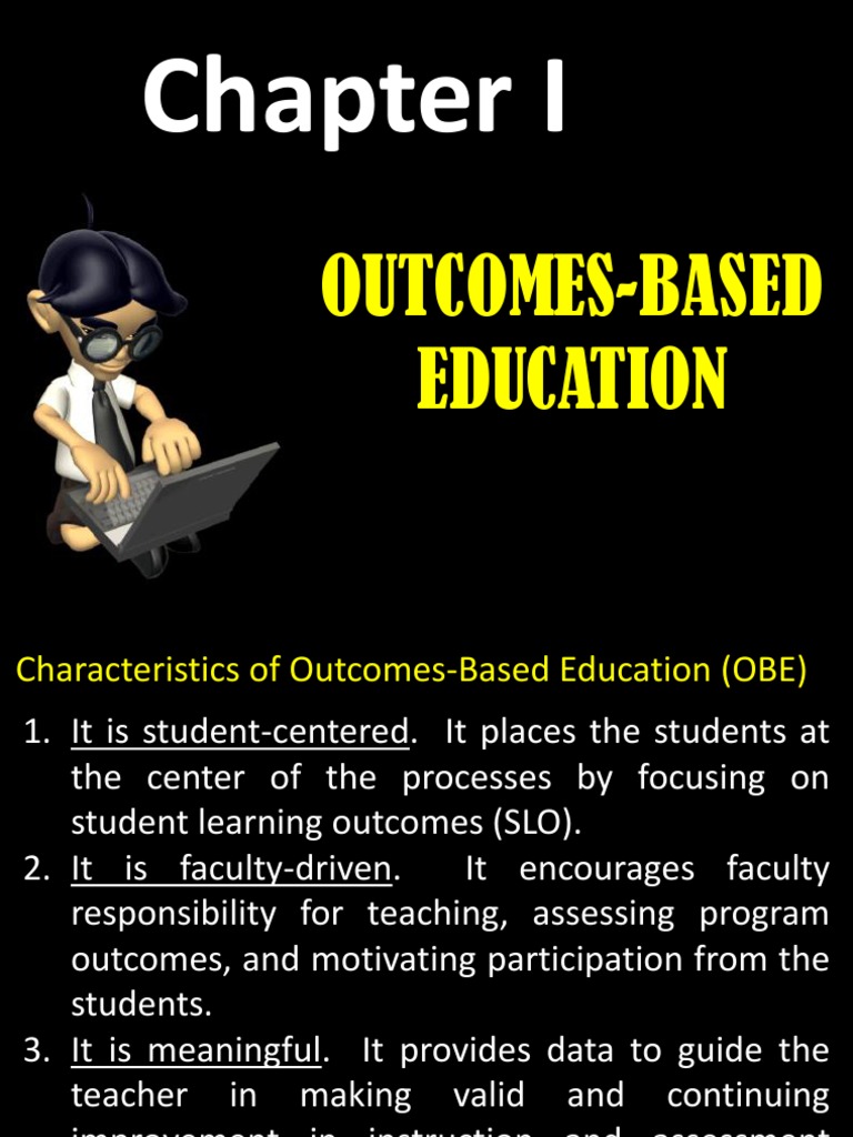 Characteristics of Outcomes-Based Education | PDF | Learning ...