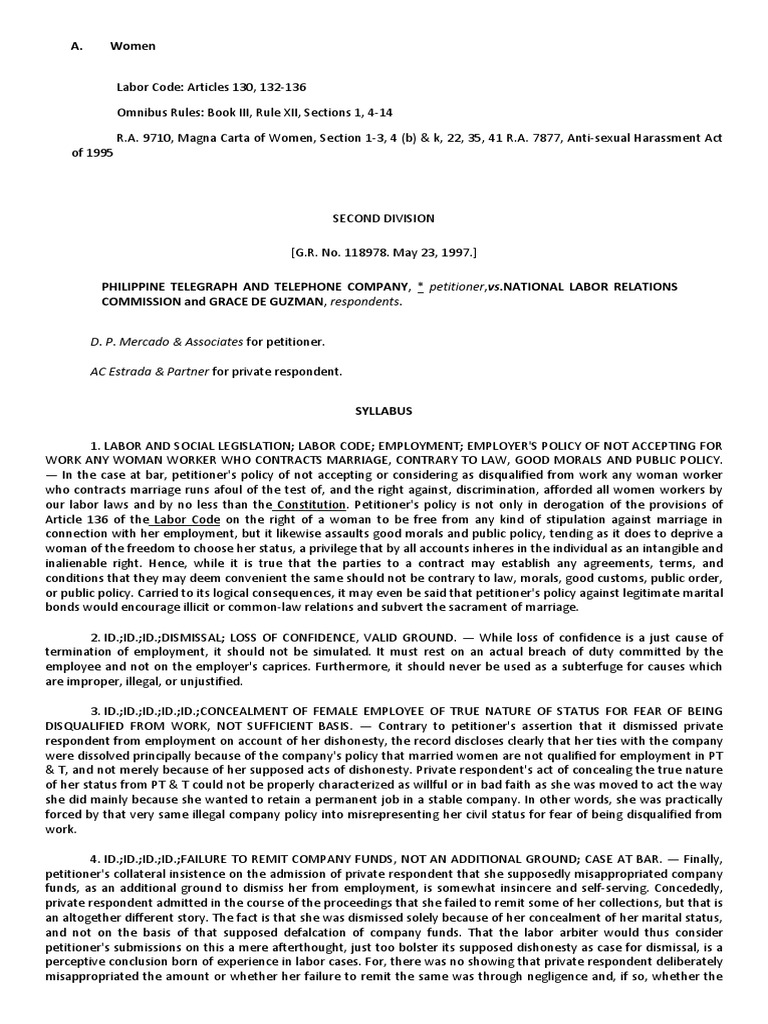 Women-Employment of Aliens | PDF | Employment | Labour Law