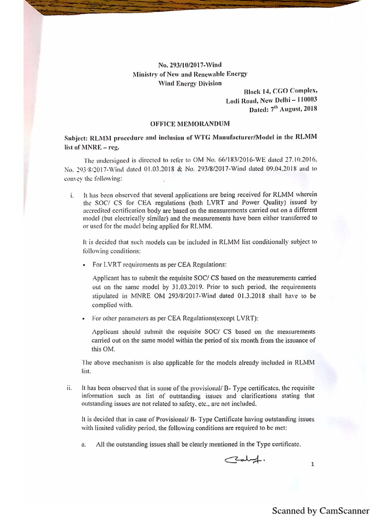 New RLMM Requirement | PDF