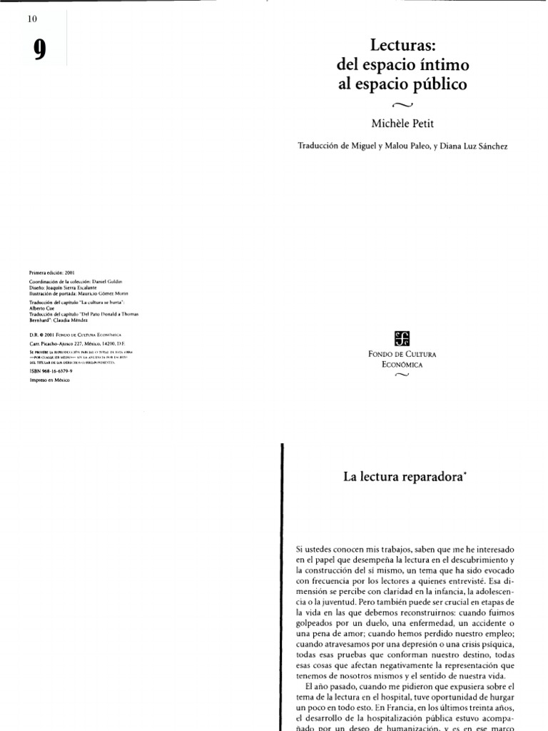 9 Petit - Lecturas Del Espacio Intimo Al Espacio Publico 10 PDF | PDF
