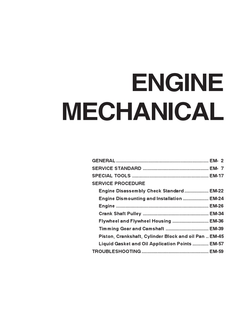 Engine Maintenance Guide | PDF | Piston | Cylinder (Engine)